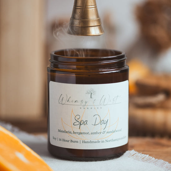 Spa Day Candle | Calming Scent for Relaxation | Whimsy & Wist Candles