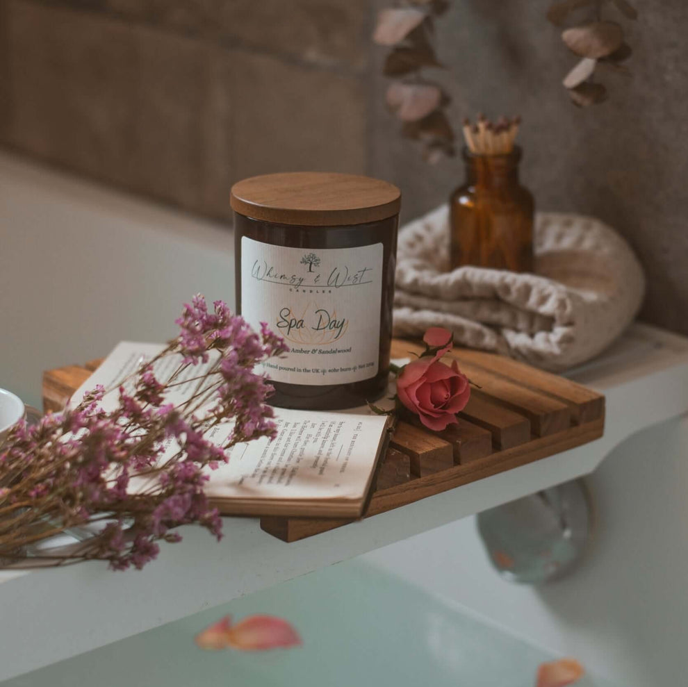 Spa Day Candle - Relaxing Soy Candles UK – Whimsy & Wist Candles